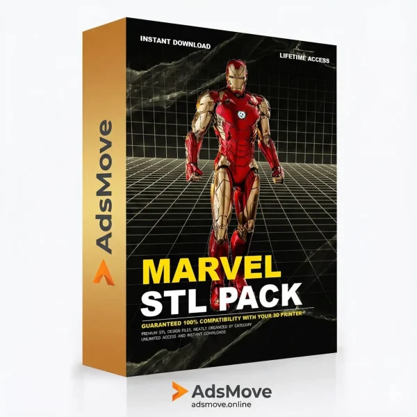 Ultimate Marvel 3D Print 105TB+ STL Pack
